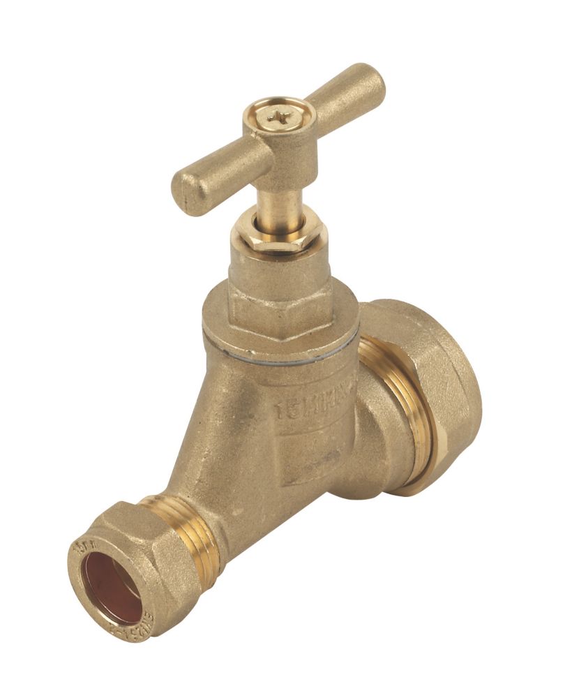 Flomasta Poly Stop Cock 25mm x 15mm - Screwfix