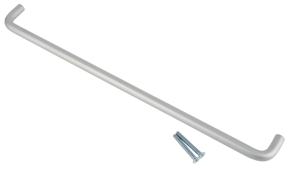 Smith & Locke Fire Rated D Pull Handle Satin Aluminium 19mm x 618mm ...