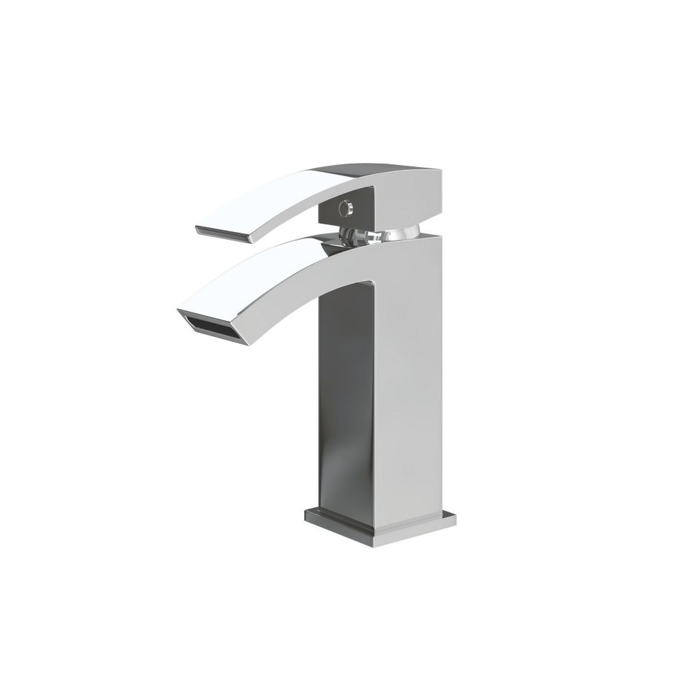 ETAL Kinlin Chrome 180mm Standard Lever Mono Basin Mixer Tap - Screwfix