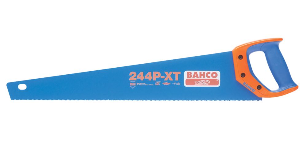 Bahco 9tpi Wood Hard-Point Saw 22" (550mm) - Screwfix