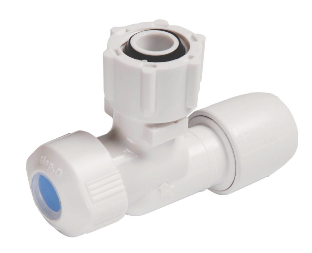 Hep2O HX19/15WS Angled Service Valve 15mm - Screwfix