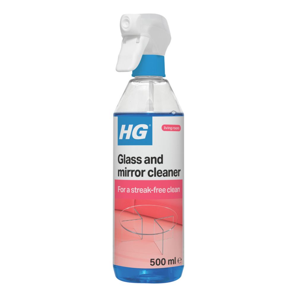 HG Glass & Mirror Cleaner 500ml - Screwfix