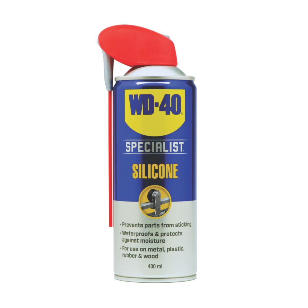 WD-40 Silicone Lubricant 400ml - Screwfix