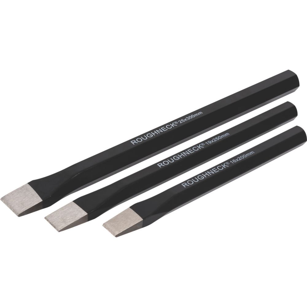 Roughneck Cold Chisel Set 3 Pack - Screwfix