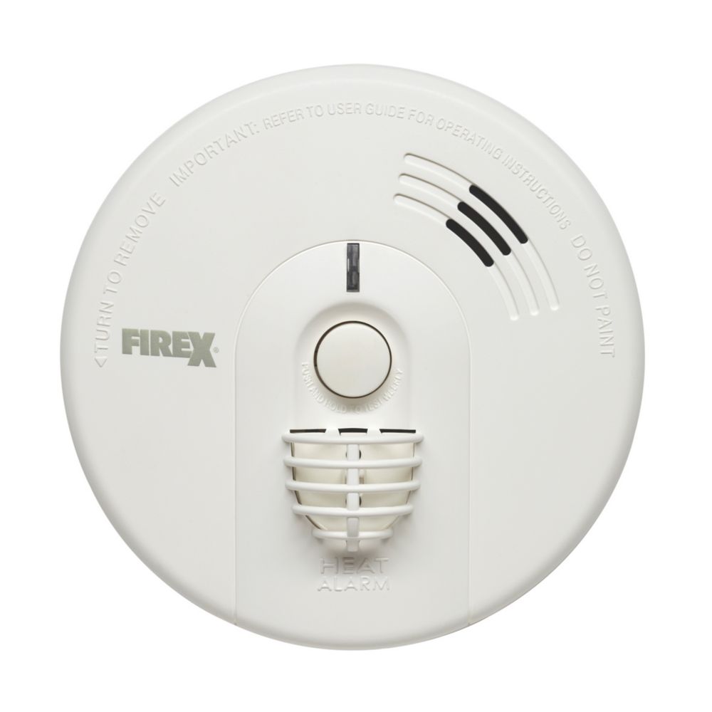 Kidde KF30 Mains Interlinked Heat Alarm - Screwfix