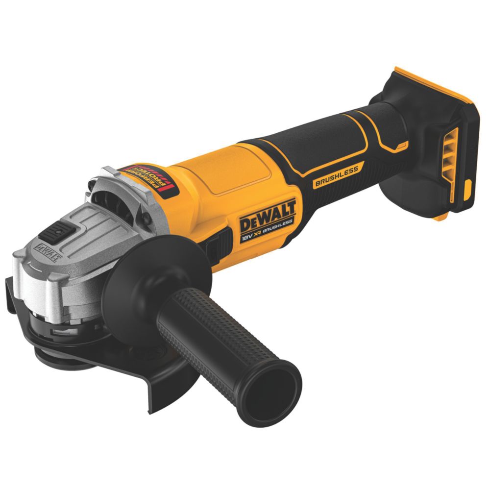 DEWALT DCG407N-XJ 18V Li-Ion XR 5" Brushless Cordless Angle Grinder ...