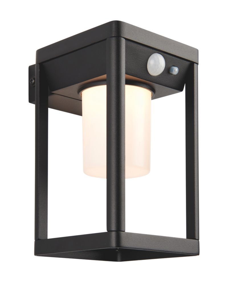 Saxby Taurus Outdoor LED Solar Wall Light With PIR & Photocell Sensor ...