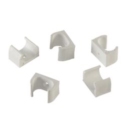 Deta TTE Oval 16mm Conduit Clips 5 Pack - Screwfix