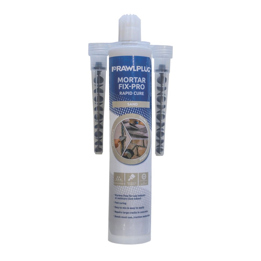 Rawlplug Fixpro Rapid Cure Mortar Repair Sand 300ml - Screwfix