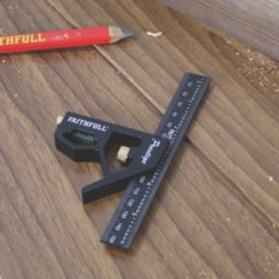 Faithfull Combination Square 6" (150mm) - Screwfix