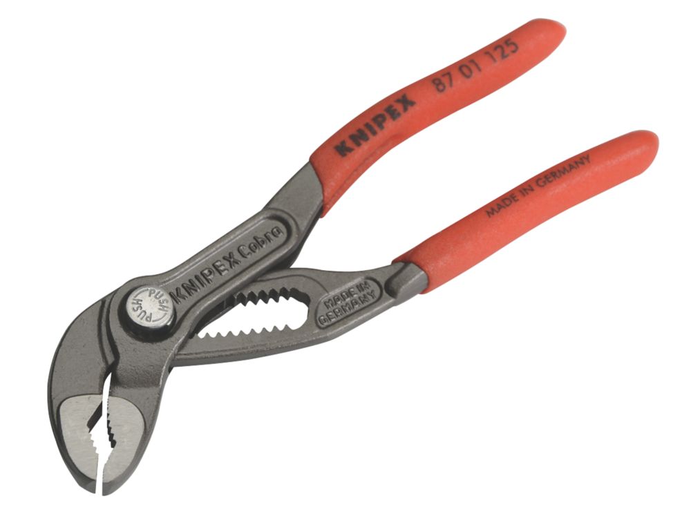 Knipex Cobra Water Pump Pliers 5" (125mm) - Screwfix