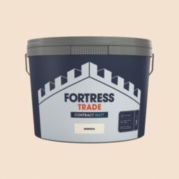 Fortress Trade Contract 10Ltr Magnolia Matt Emulsion Paint - Screwfix