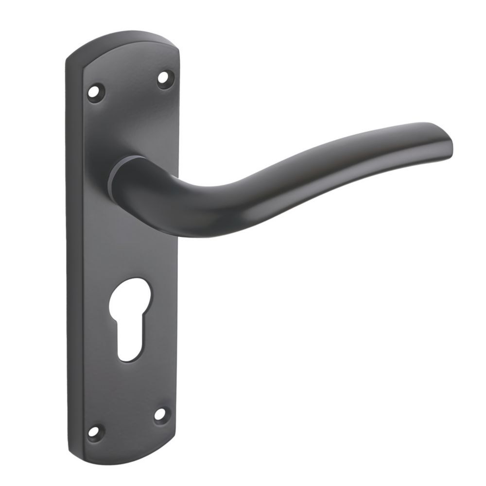 Designer Levers Goodrich Fire Rated Lever Euro Lock Door Handle Pair ...