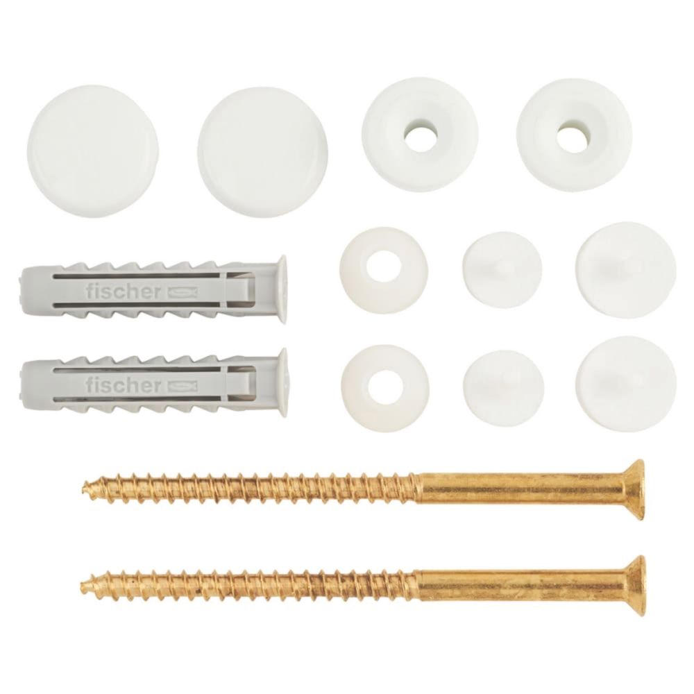 Fischer WB10 Toilet & Bidet Fixing Kit 14 Piece Set - Screwfix