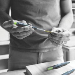 TRACER 200mm Deep Hole Construction Pencil & Replacement Leads 2B 2 ...