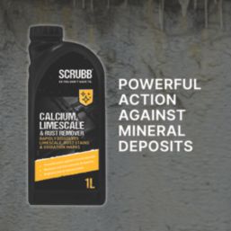 Scrubb Calcium, Limescale & Rust Remover 1Ltr - Screwfix