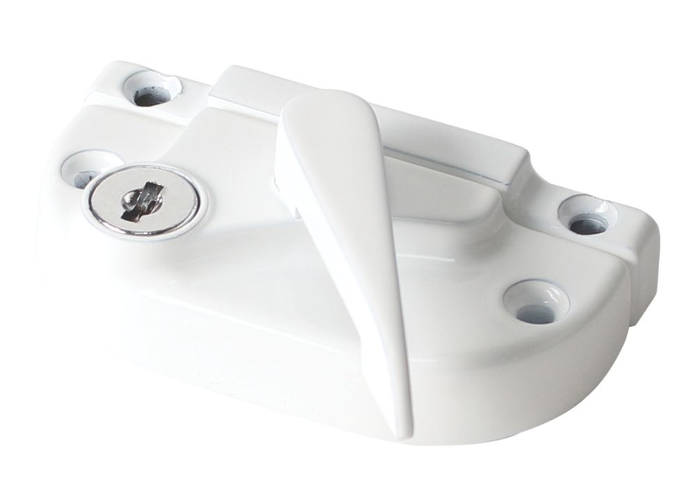 Smith & Locke Window Fastener Polished Chrome 64mm x 32mm - Screwfix