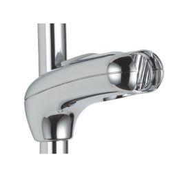Mira Riser Rail Clamp Bracket Chrome 120mm - Screwfix