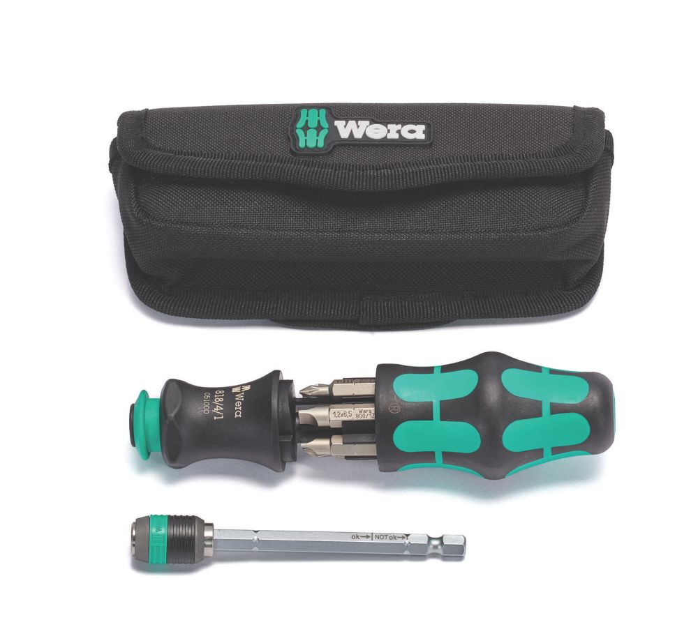 Wera Kraftform Kompakt 20 Interchangeable Screwdriver Set 7 Pieces ...