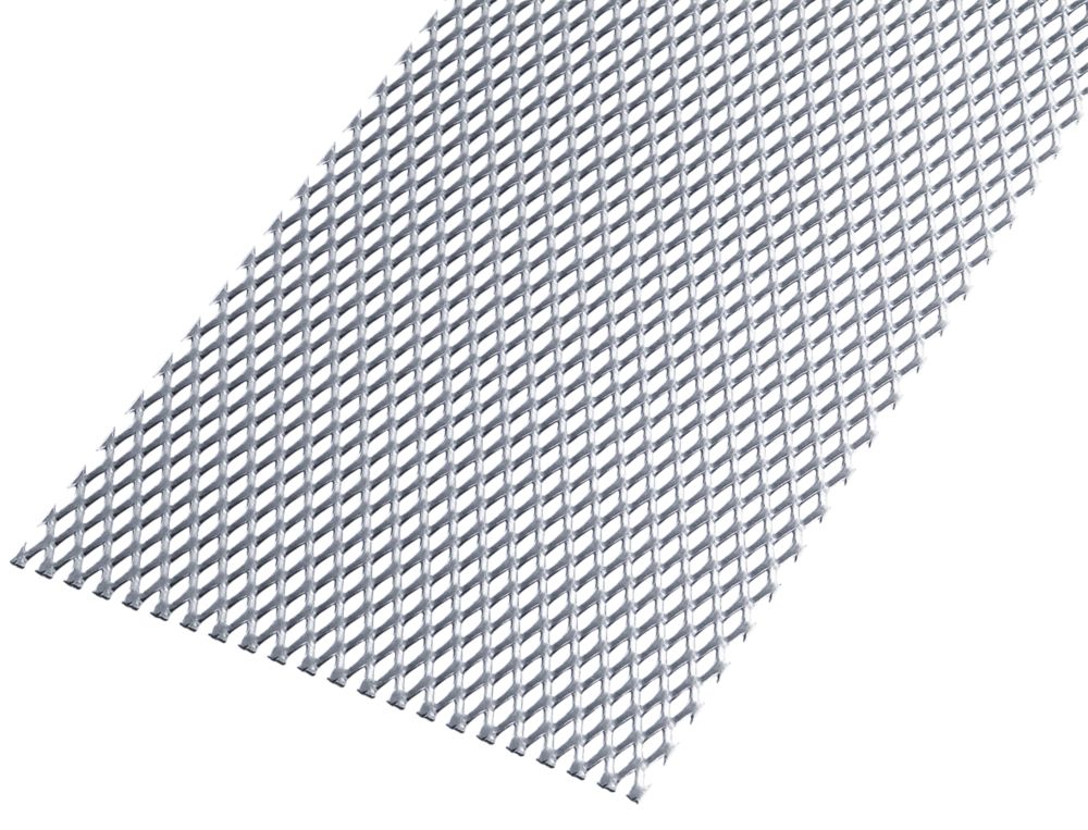 Rothley Stretched Perforated Mesh Protective Door Plate Steel 250mm x ...