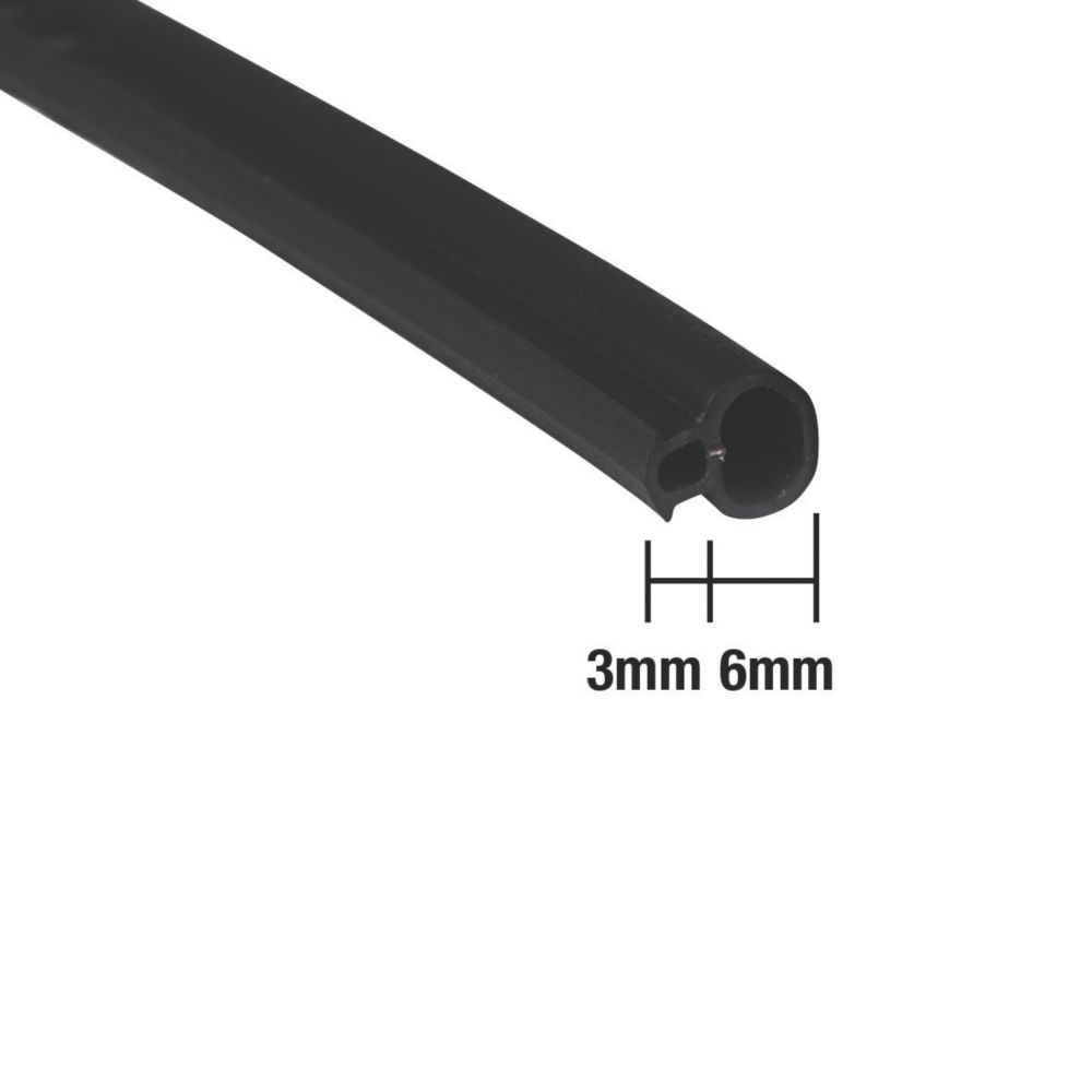 Stormguard uPVC Door & Window Seal Black 20m | Seals & Draught ...