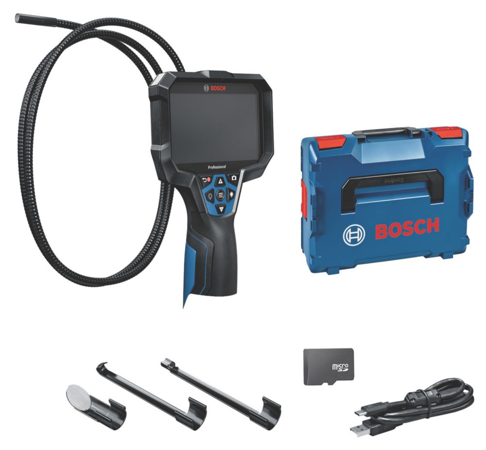Bosch GIC 12V-5-27 C Professional Inspection Camera With 5" Colour Screen - Screwfix