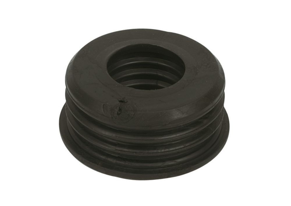 FloPlast Boss Adaptors Black 40mm 5 Pack - Screwfix
