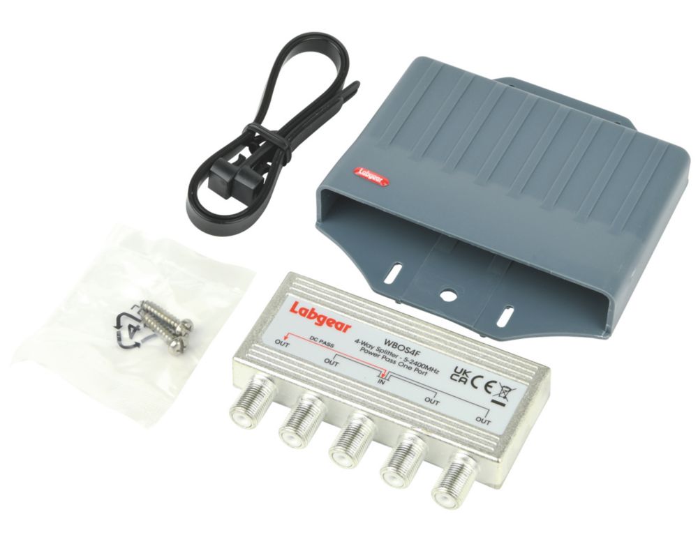 Labgear 4-Way Outdoor Splitter - Screwfix