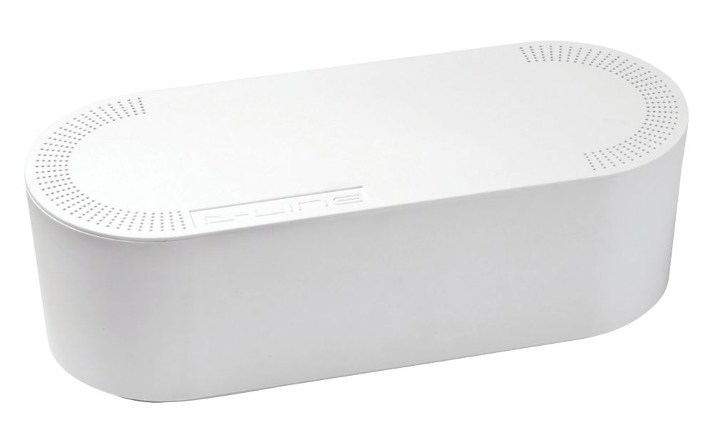 D-Line Cable Tidy Unit White - Screwfix