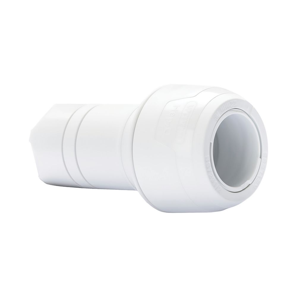 Hep2O Plastic Push-Fit Keyless Socket Reducer F 15mm x M 22mm - Screwfix