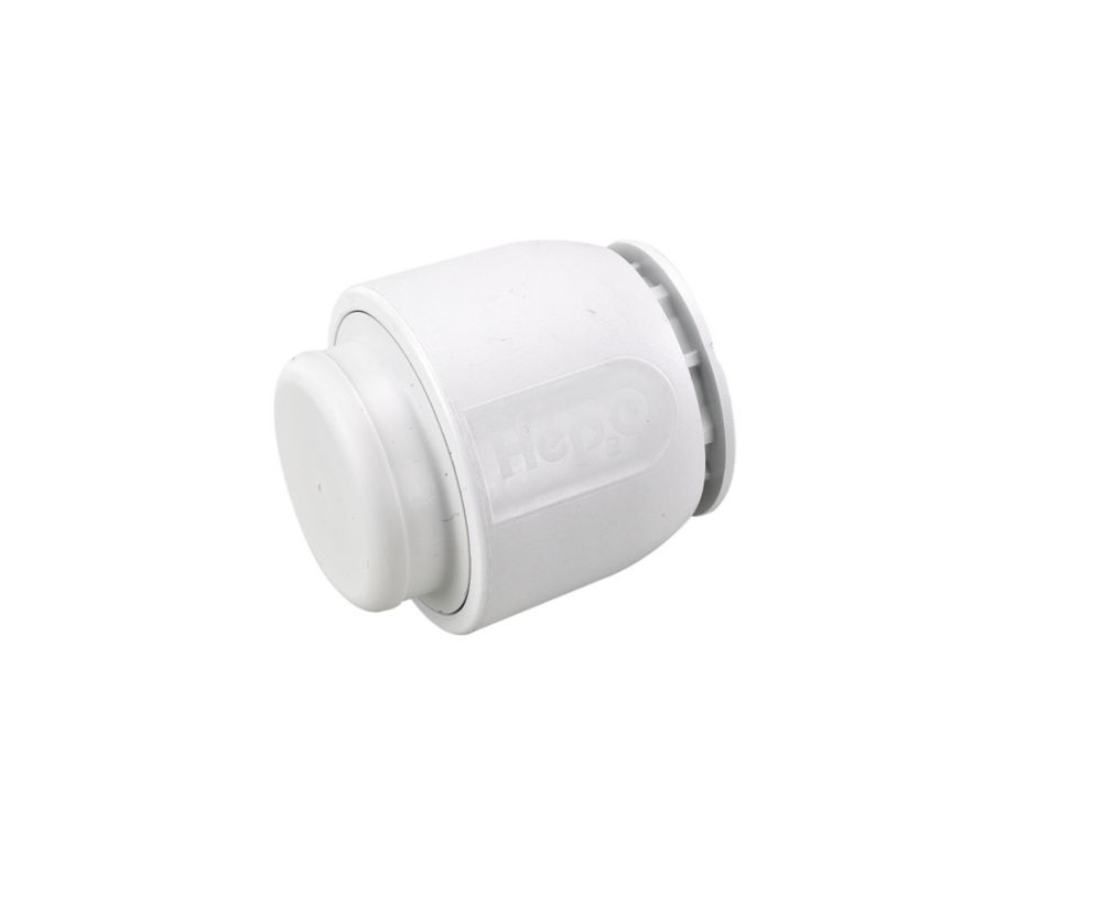 Hep2O Plastic Push-Fit Stop End 28mm | Pipe Fittings | Screwfix.ie