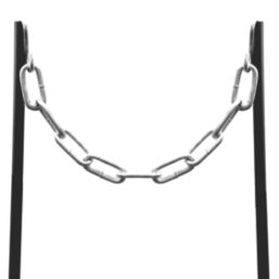 Essentials Side-Welded Zinc-Plated Long Link Chain 10mm x 10m - Screwfix