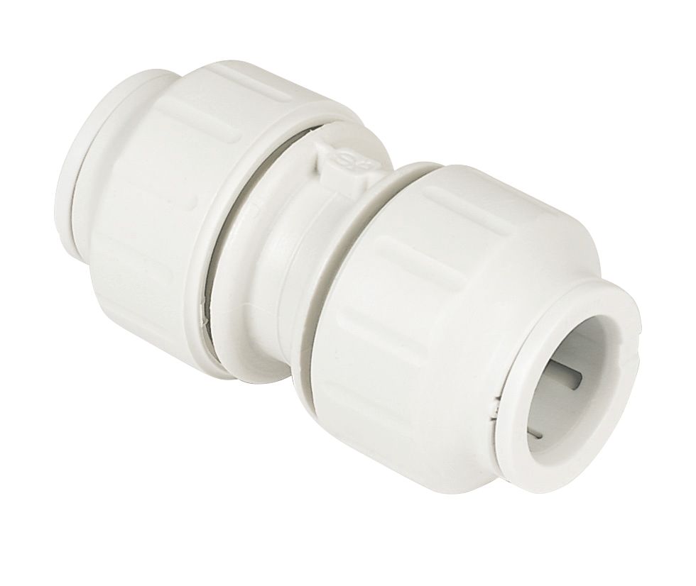 JG Speedfit Plastic Push-Fit Equal Couplers 15mm 10 Pack | Pipe ...