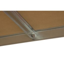 Essentials 5-Tier Metal Garage Shelving Unit 1200mm x 450mm x 1800mm ...