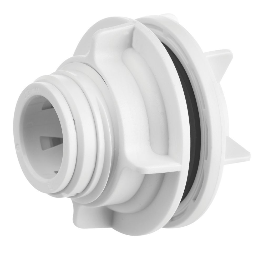 Flomasta Plastic Push-Fit Tank Coupler 22mm - Screwfix