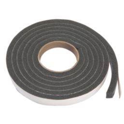Stormguard Jumbo Rubber Foam Weatherstrip Black 3m - Screwfix