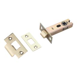 Smith & Locke Polished Brass Tubular Mortice Latch 79.35mm Case - 57mm ...