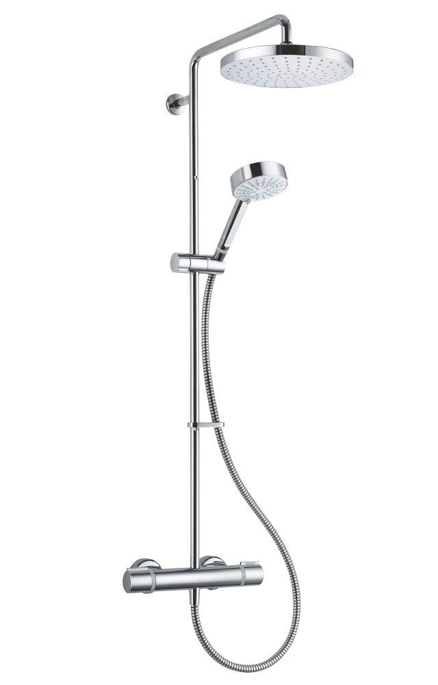 Mira Atom ERD Rear-Fed Exposed Chrome Thermostatic Mixer Shower ...