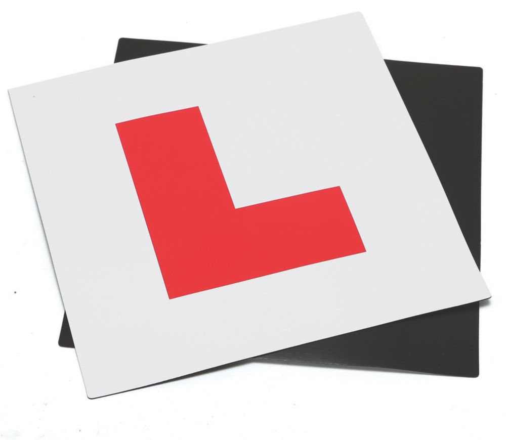 Hilka Pro-Craft Magnetic L-Plates 2 Pair - Screwfix