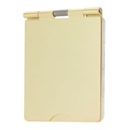 Contactum 3344BBB 13A 1-Gang Unswitched Floor Socket Brushed Brass with ...