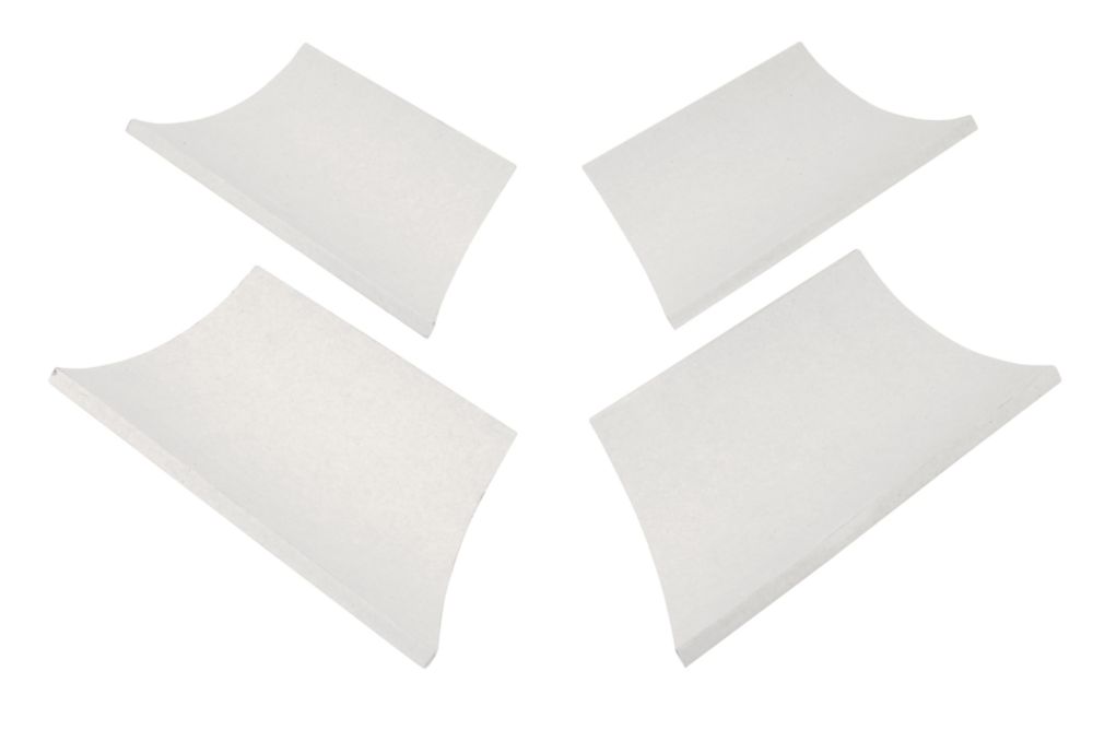NMC Pro-Cove Lite Coving External Mitre Set 127mm x 238mm 4 Pack - Screwfix