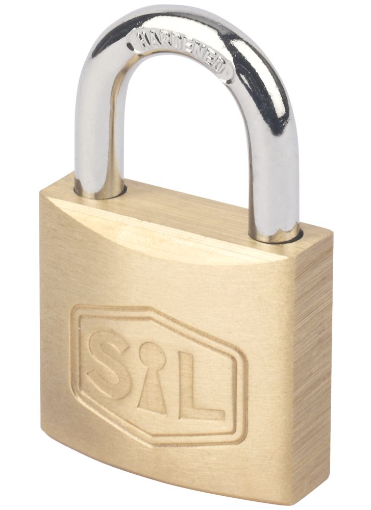 Smith & Locke Brass Padlock 30mm | Padlocks | Screwfix.ie