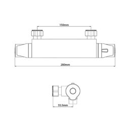 Triton Benito Rear-Fed Exposed Chrome Thermostatic Mixer Shower - Screwfix
