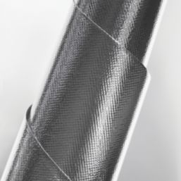 Wallrock Silver Dampstop Wallpaper 675mm x 7.5m - Screwfix