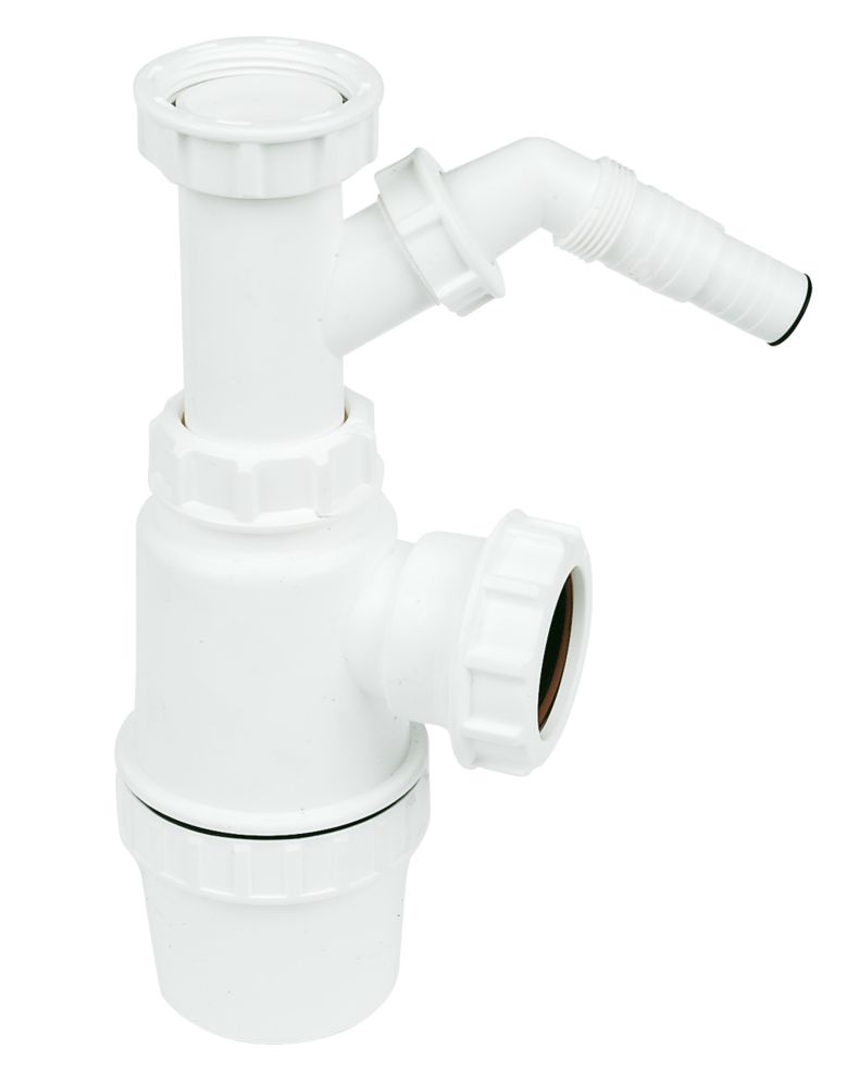 FloPlast 40mm Appliance & Sink Telescopic Appliance Trap - Screwfix