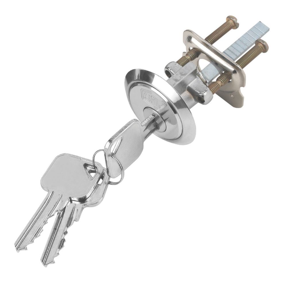 Smith & Locke Fire Rated Replacement Night Latch Rim Cylinder Polished ...