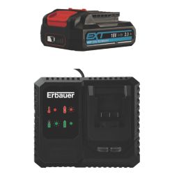 Erbauer ERI967NAL 55mm 18V 1 x 2Ah Li-Ion EXT Brushless Second Fix ...