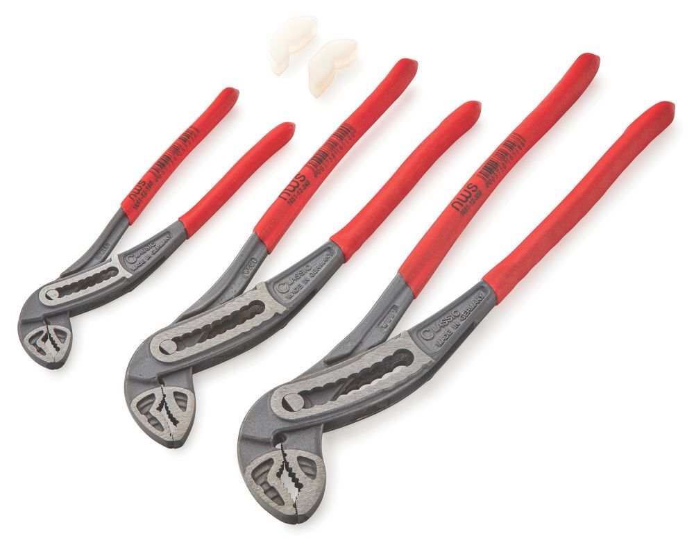 NWS Classic Water Pump Pliers 3 Piece Set - Screwfix