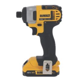DEWALT DCZ298D2T-SFGB 18V 2 x 2.0Ah Li-Ion XR Cordless Combi Drill & Impact Driver Twin Pack ...