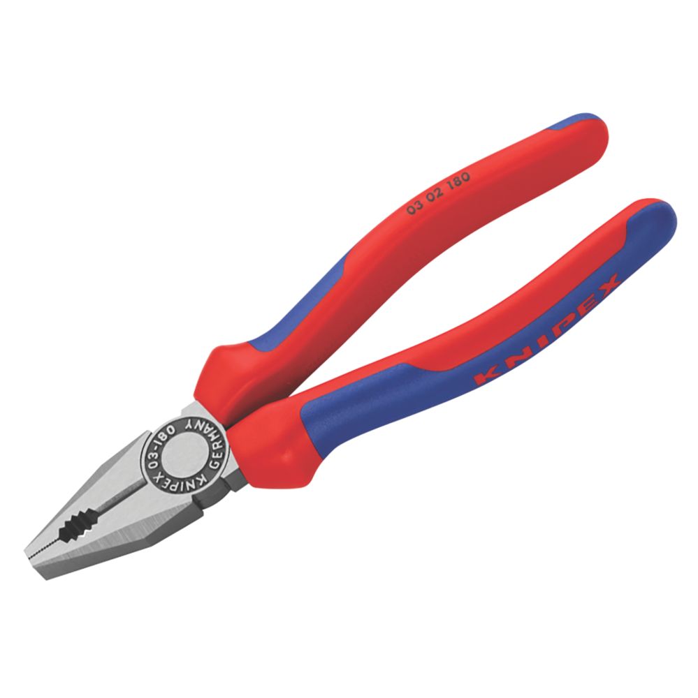 Knipex Combination Pliers 7" (180mm) - Screwfix